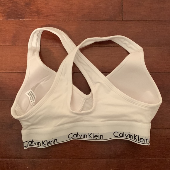 Calvin Klein | Intimates & Sleepwear | Calvin Klein White Cotton Padded ...